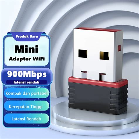 Jual Dongle Usb Adaptor Wifi Mini 900mbps Untuk Pemancar Penerima