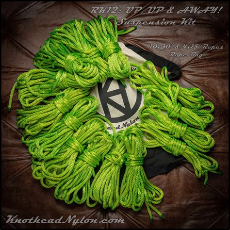 14 Rope Suspension Kit Knot Head Nylon Bondage Rope Kit Rope Bondage