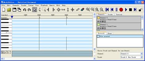 midi音乐制作软件 midieditor 图片预览
