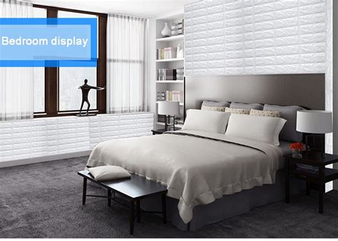 สติกเกอร์วอลเปเปอร์โฟม ลายอิฐ 3d กันน้ํา มีกาวในตัว หนา 50 500 ซม สําหรับติดตกแต่งผนัง Shopee