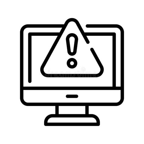 System Error Warning For Webpage Banner Presentation Social Media