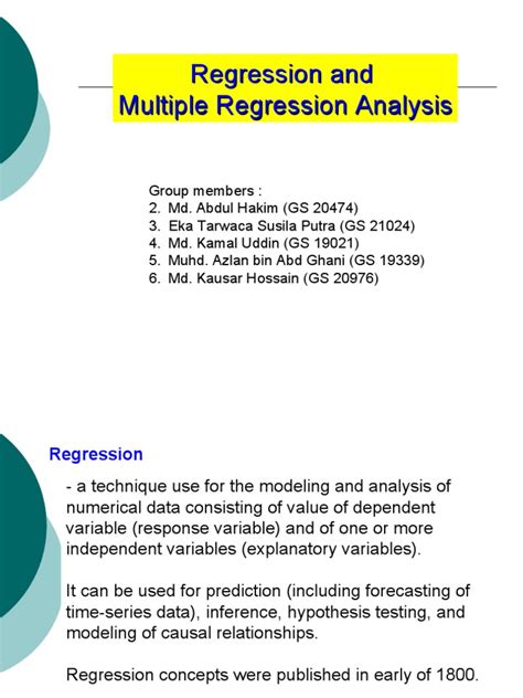 regression pdf regression analysis errors and residuals