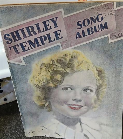Shirley Temple Song Album No 2 Sheet Music Book 1936 Etsy