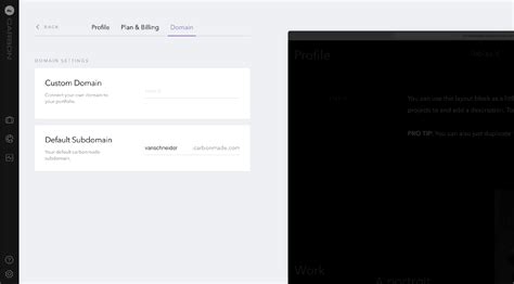 how can i connect my own domain carbonmade — we re here to help