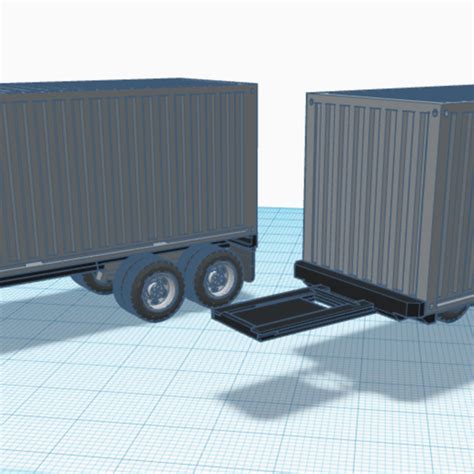 🌆 Intermodal Chassis And Containers・ Stl File For 3d Printing・cults