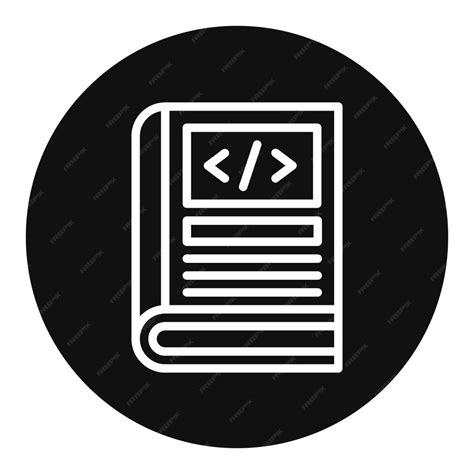 Premium Vector Coding Book Vector Illustration