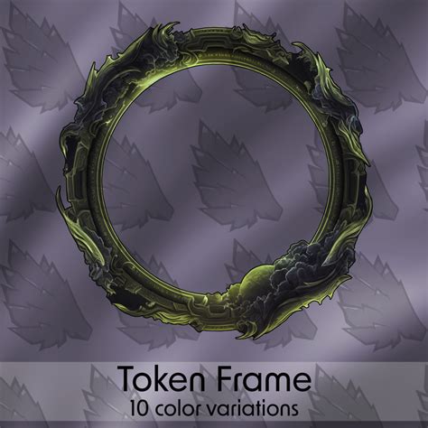 Elevate Your Dandd And Pathfinder Adventures With Exquisite Custom Token Frames For Ttrpgs
