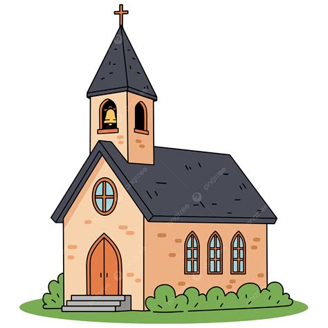 Cartoon Church Building