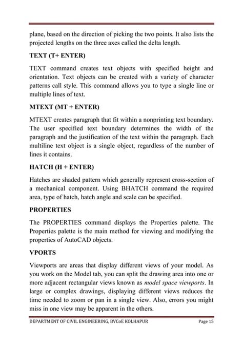 Cad Lab Manualpdf Drawing And Sketching Arts And Crafts