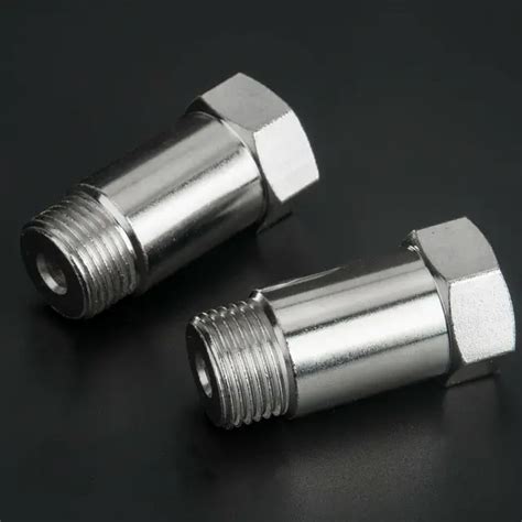 10pcs O2 Oxygen Sensor Spacer Test Pipe Extension Extender Adapter Cel M18x1 5 Hho 45mm Bung