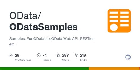Github Odataodatasamples Samples For Odatalib Odata Web Api Restier Etc Github Odataodatasamples Samples For Odatalib Odata Web Api Restier Etc