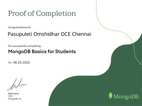 Mongodb Nosql Database Learningjourney Techskills Datascience