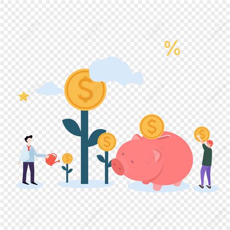 만화 손으로 그려진 된 금융 동전 일러스트 그림coin손잡다 Png 일러스트 무료 다운로드 Lovepik