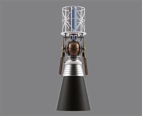 Rocket Engine 3d Model Turbosquid 1580477