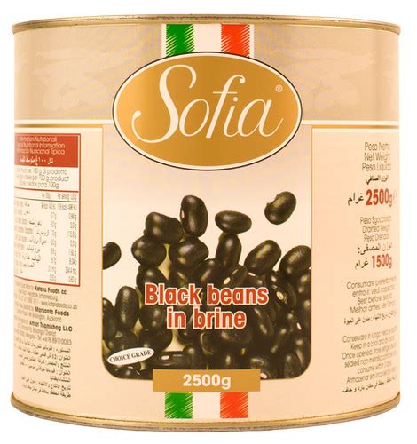 Sofia Black Beans In Brine 25kg Paradiso Sa