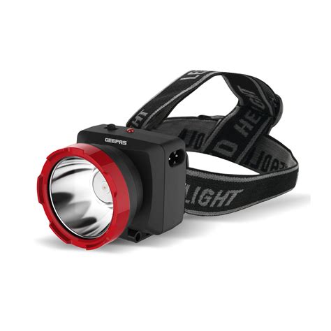 Geepas Rechargeable Led Head Torch Super Bright Led 3w Rechargeable