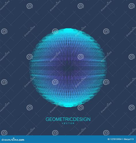 Big Data Visualization Artificial Intelligence And Machine Learning Concept Stock Vector