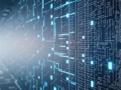 Premium Ai Image Abstract Data Flow Visualization