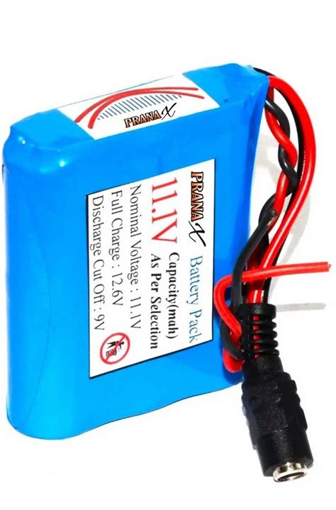 Pranax 11 1v 1200mah Rechargeable Lithium Ion Battery Pack At Rs 299 Battery Pack In Howrah