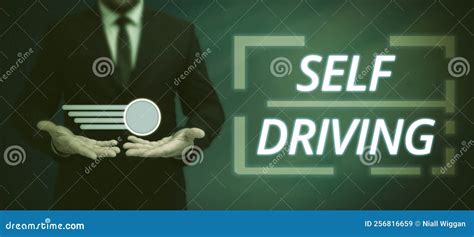 Inspiration Showing Sign Self Driving Concept Meaning Autonomous Vehicle Ability To Navigate