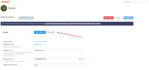 hướng dẫn cài đặt nodejs app trên cpanel nhan hoa knowledgebase