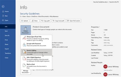 Different Methods To Secure Your Microsoft Word Documents