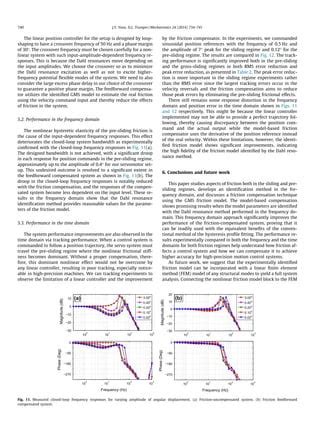 Friction Modeling Identification And Compensation Based On Friction Hysteresis Yoon