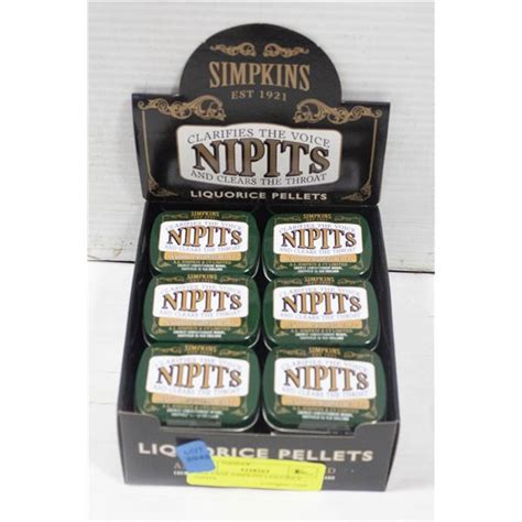 One Case Simpkins Liquorice Nipits