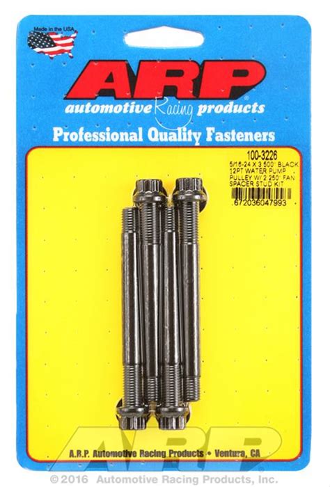 Arp 516 24 X 3500 Black 12pt Water Pump Pulley W 2250 F 100 3226