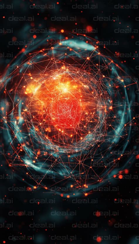 Abstract Neural Network Visualization Dealai Art Marketplace