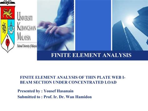 Introduction To Finite Element Analysis Pptx