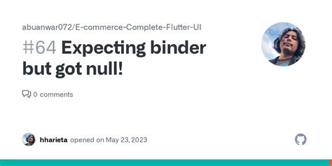 expecting binder but got null · issue 64 · abuanwar072 e commerce