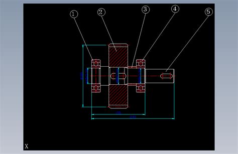 Cad格式机械制图二维100例练习 88 编写零件序号 Autocad 2000 模型图纸下载 懒石网