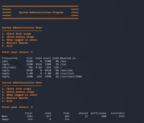 2023 Bash Script For System Administration II
