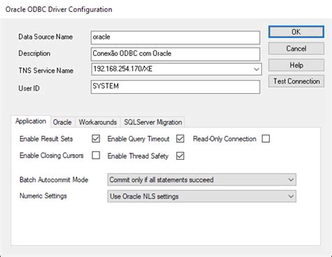 Conexão Com Oracle Odbc Documentação Scriptcase Conexão Com Oracle Odbc Documentação Scriptcase