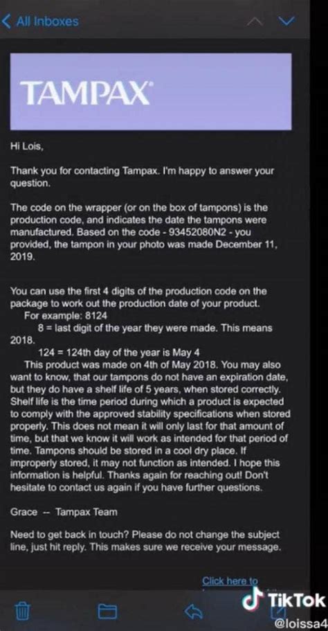 Woman Uses Code On Tampon Found In Boyfriends Room To Investigate If