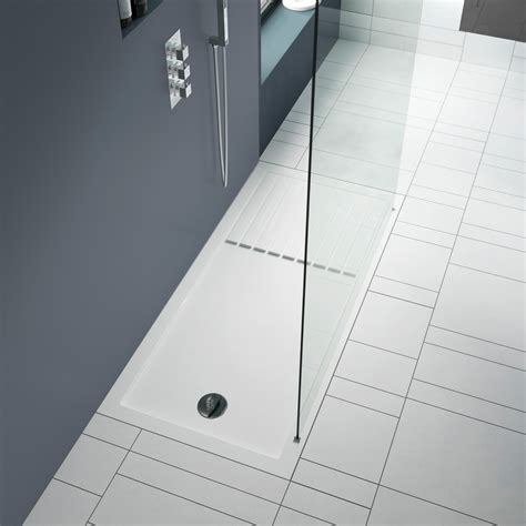 Shower Trays White Grey And Black Slate Shower Trays Nuie Bathrooms