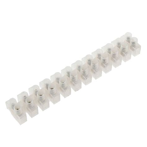 Wire Connector Position Plastic Barrier Terminal Block A White