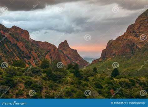 The Window At Sunsetbig Bend National Parktexasusa Stock Image