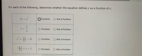 Solved For Each Of The Following Determine Whether The Chegg