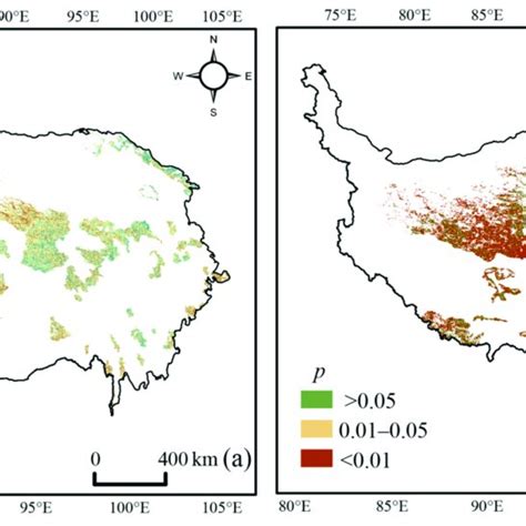 spatial patterns of the multiple correlation coefficient between anpp