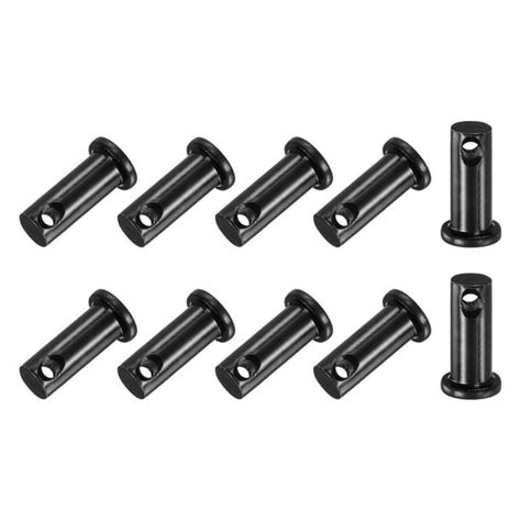 Uxcell Paquete De 10 Pasadores De Clevis De Un Solo Orificio M8x20mm