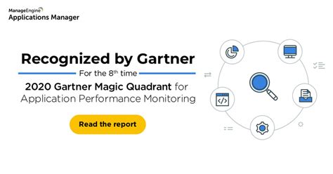 Recognized In Gartner Magic Quadrant For Application Performance Monitoring Manageengine