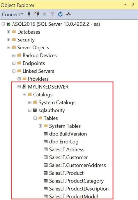 Sql Server How To Create Linked Server To Sql Azure Database Sql Authority With Pinal Dave