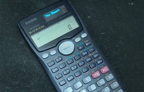 Simple Hack Converts This Casio Calculator Into A Sophistica