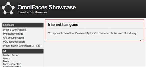 The OmniFaces Showcase Is Not Working Issue 639 Omnifaces