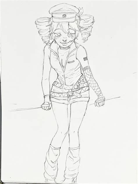 I Sketched Teto In Lens Sweet Devil Outfit Rutau