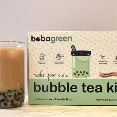 Diy Classic Bubble Milk Tea Boba Kit Make Bubble Tea At Home Bobagreen