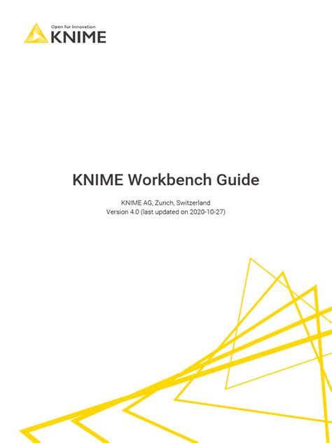 knime workbench guide pdf data type keyboard shortcut