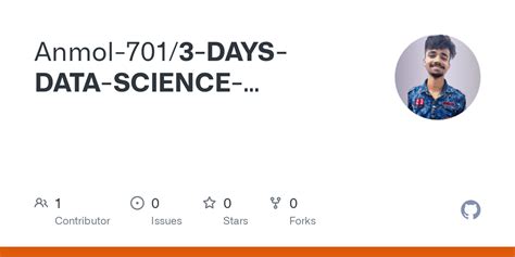 Github Anmol 7013 Days Data Science Workshop